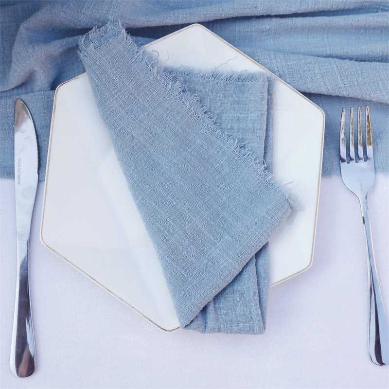 12PCS Napkin Wedding Party Countercloth Western Table Decoration ...