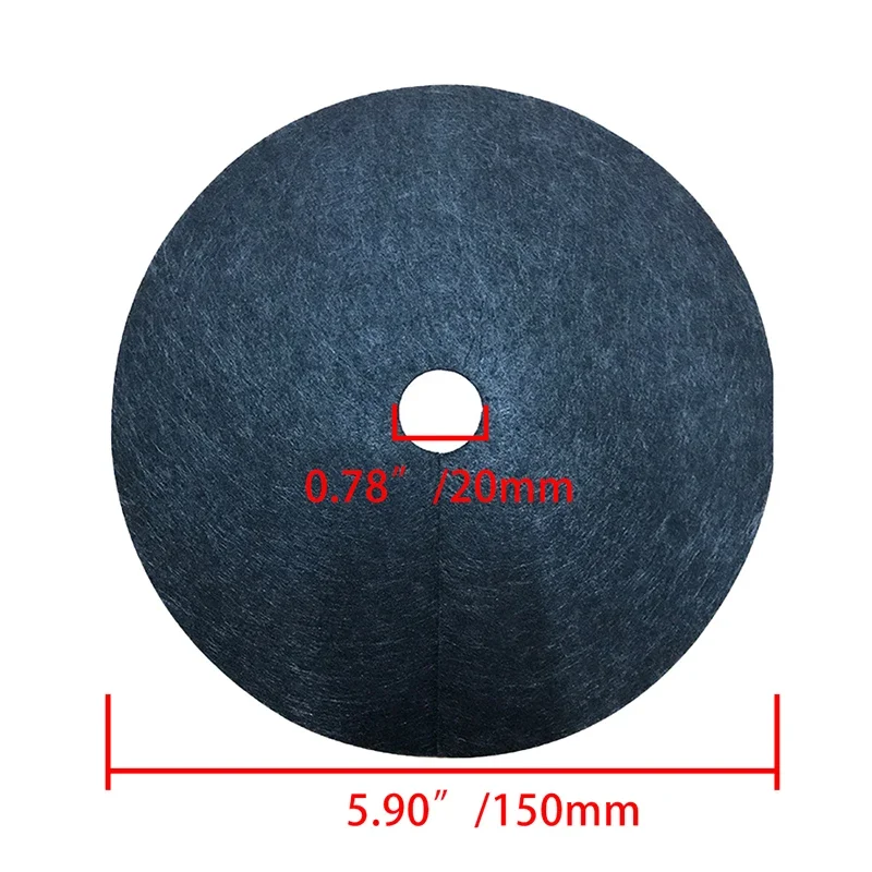 12PCS New Tree Protection Weed Mats Ecological Control Cloth Mulch Ring ...