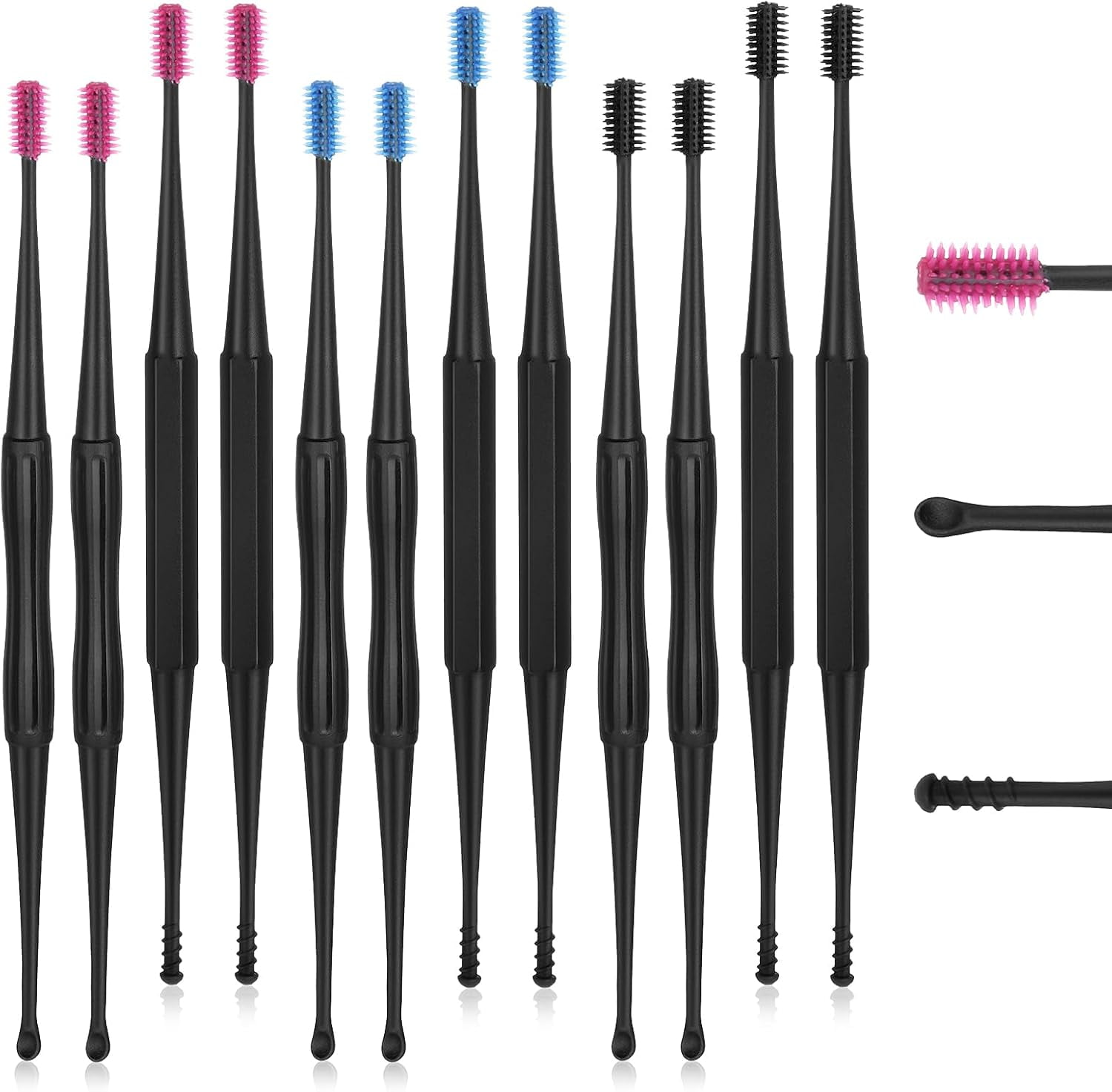 12PCS Q-Grips Ear Wax Removal-Spiral Ear Wax Removal Tool, Reusable ...