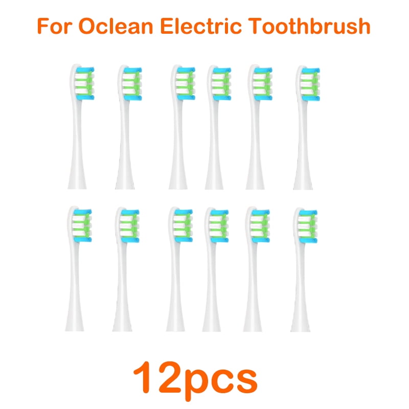 12PCS Replacement Tooth Brush Heads For All Oclean X/ X PRO/ Z1/ F1 ...