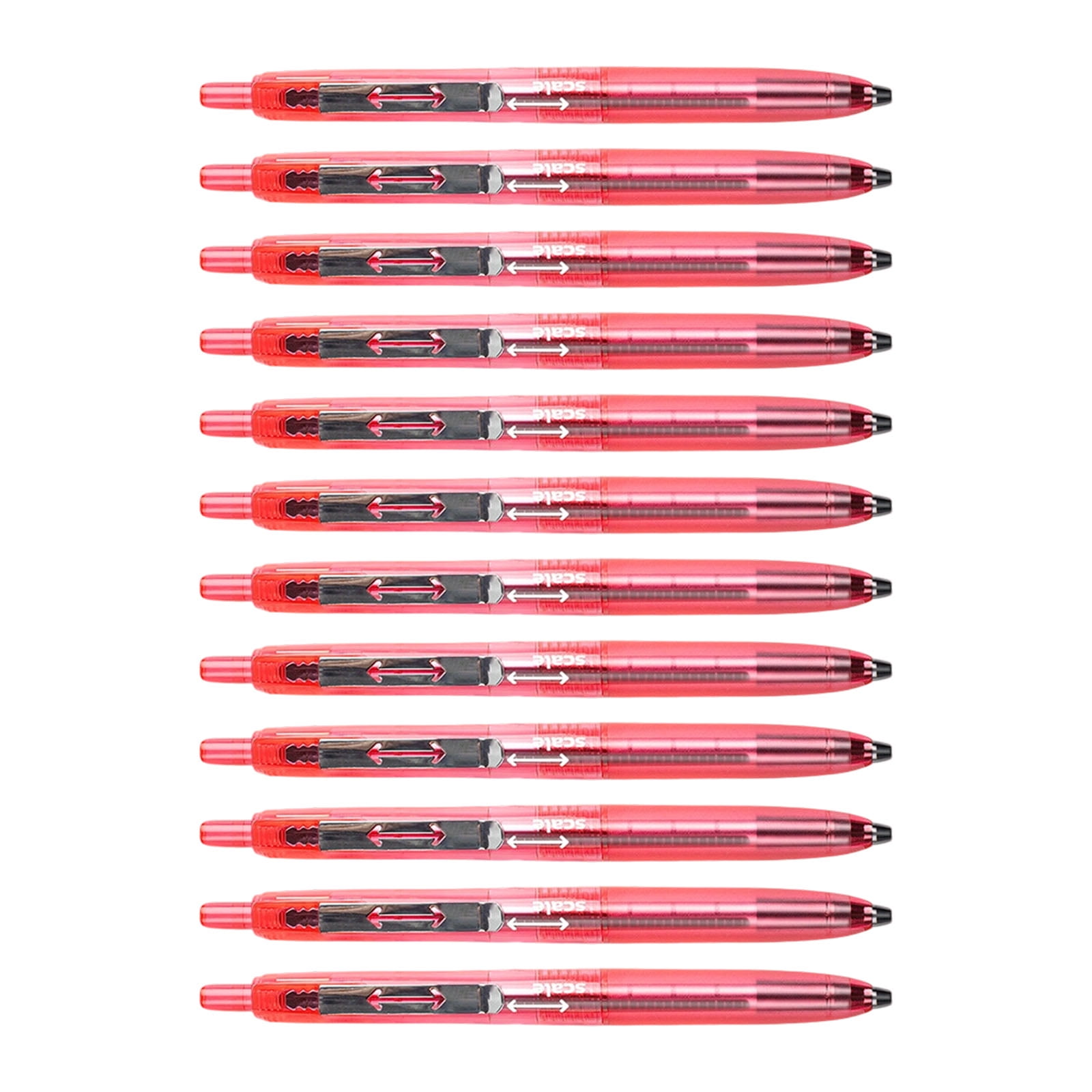 12PCS Retractable Gel Inks Pen 0.5MM Tip Refillable Gel Pen Quick ...