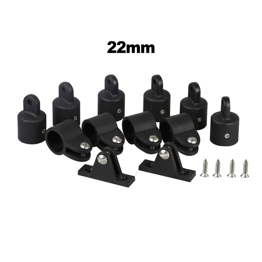 12Pcs Set Eye End Cap/Jaw Sliding Pipe Clamp And Deck Hinge Marine Accessories - Walmart.com