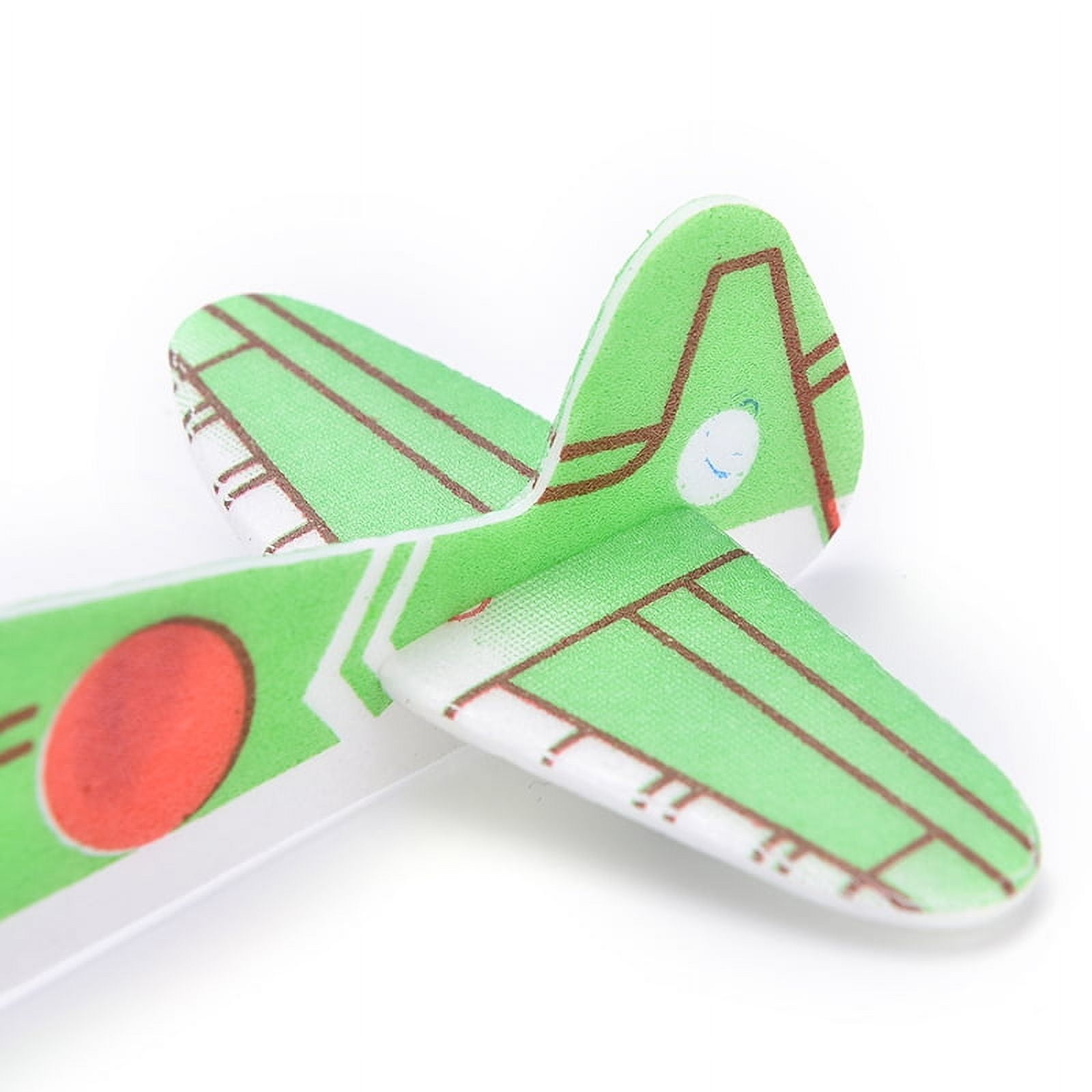 12PCS/Set Foam Glider Prop Flying Gliders Plane Aeroplane Kids Children ...