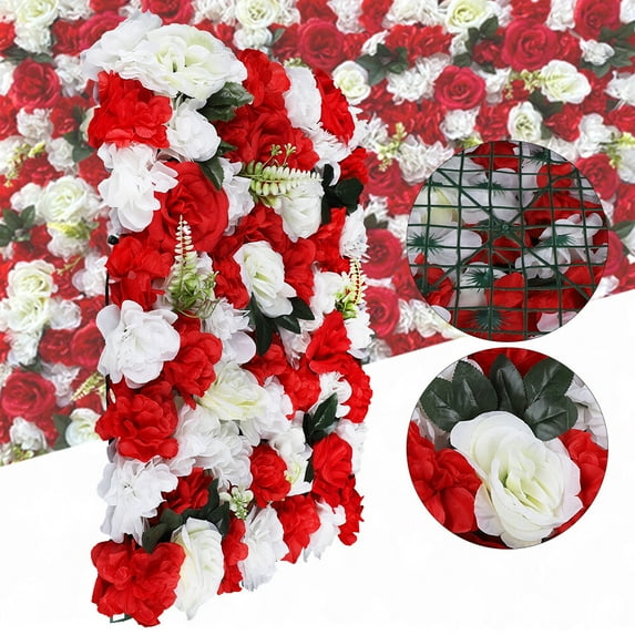 12PCS Silk Flower Wall Panels for Wedding and Event Decoration ...