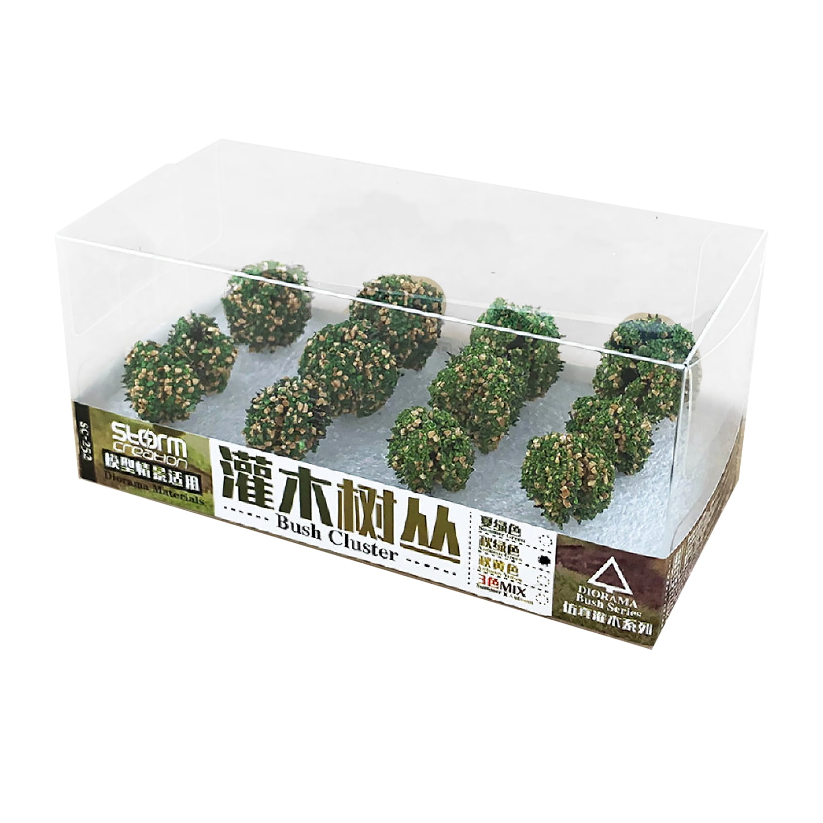 12PCS Simulation Bush Trees Scenery Architecture Trees Model DIY Model ...
