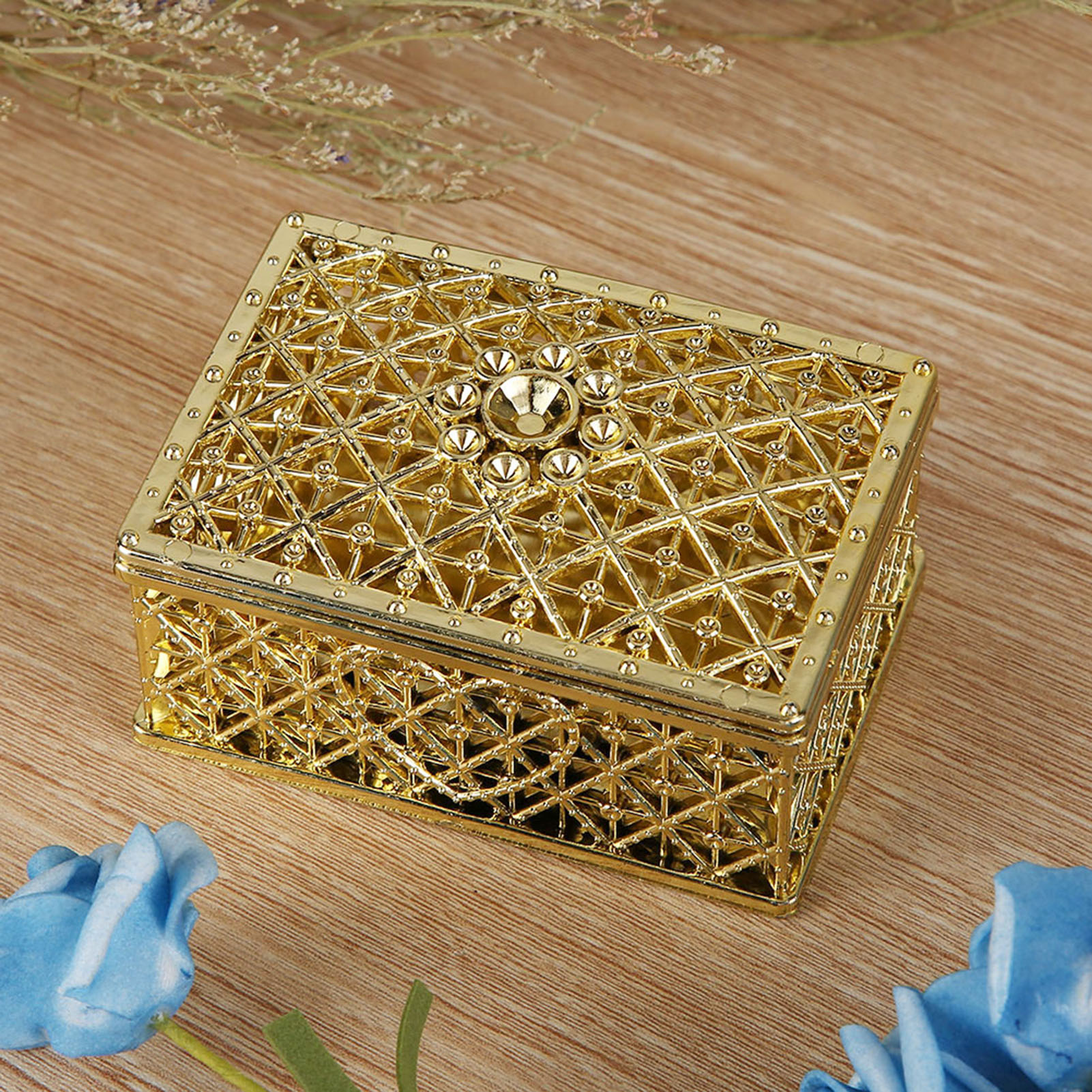 12PCS Square Treasure Chest Shape Candy Boxes Wedding Favor Party ...