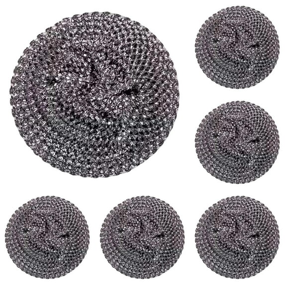 12PCS Stainless Steel Wool Scrubber, Steel Scrubber Wool Pads for ...
