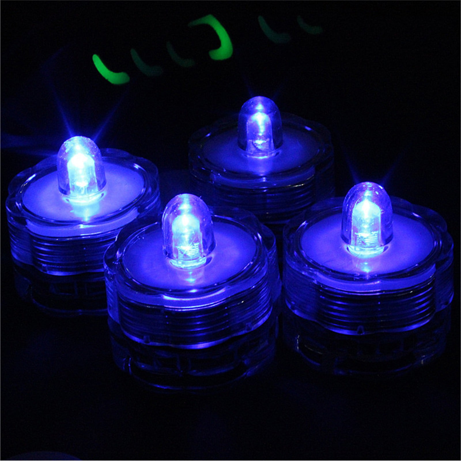 12PCS Submersible LED Lights, Tea Lights Pond & Fishing Celebration ...