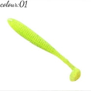 Dr.Fish 6pcs Fishing Soft Lures Plastic Fork Tail Bait Tackle 3 ...