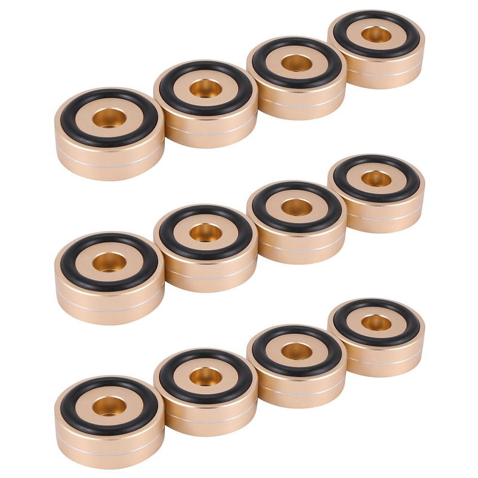 12PCS Turntable Isolation Feet Pads Aluminum Speaker Spikes Stand Foot ...