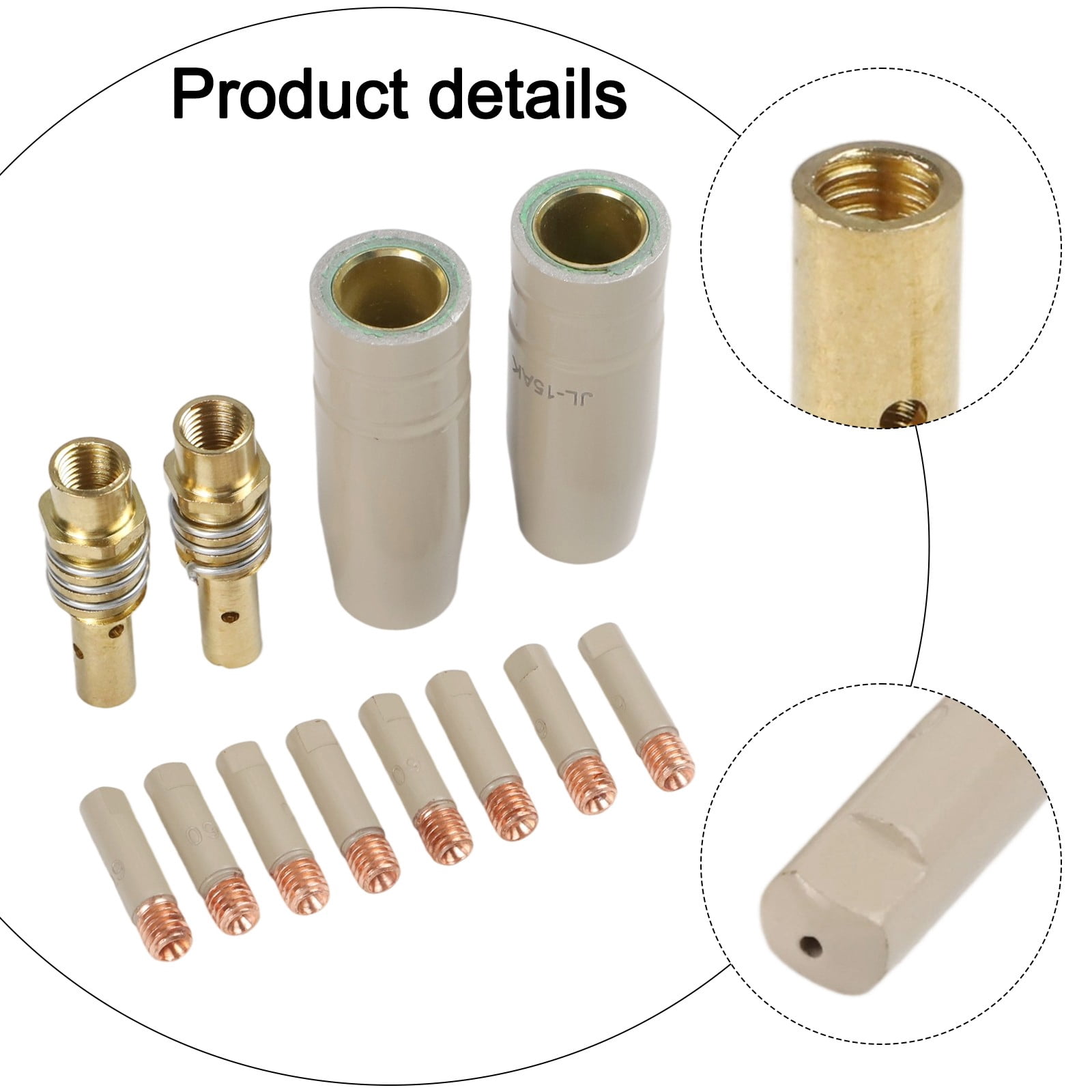 12PCS Welding Accessories Kit for 15AK, Includes Coated Protection ...