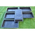 12PIECE Design Concrete MOLDS for Paving Brick Slab Patio Garden Path ...