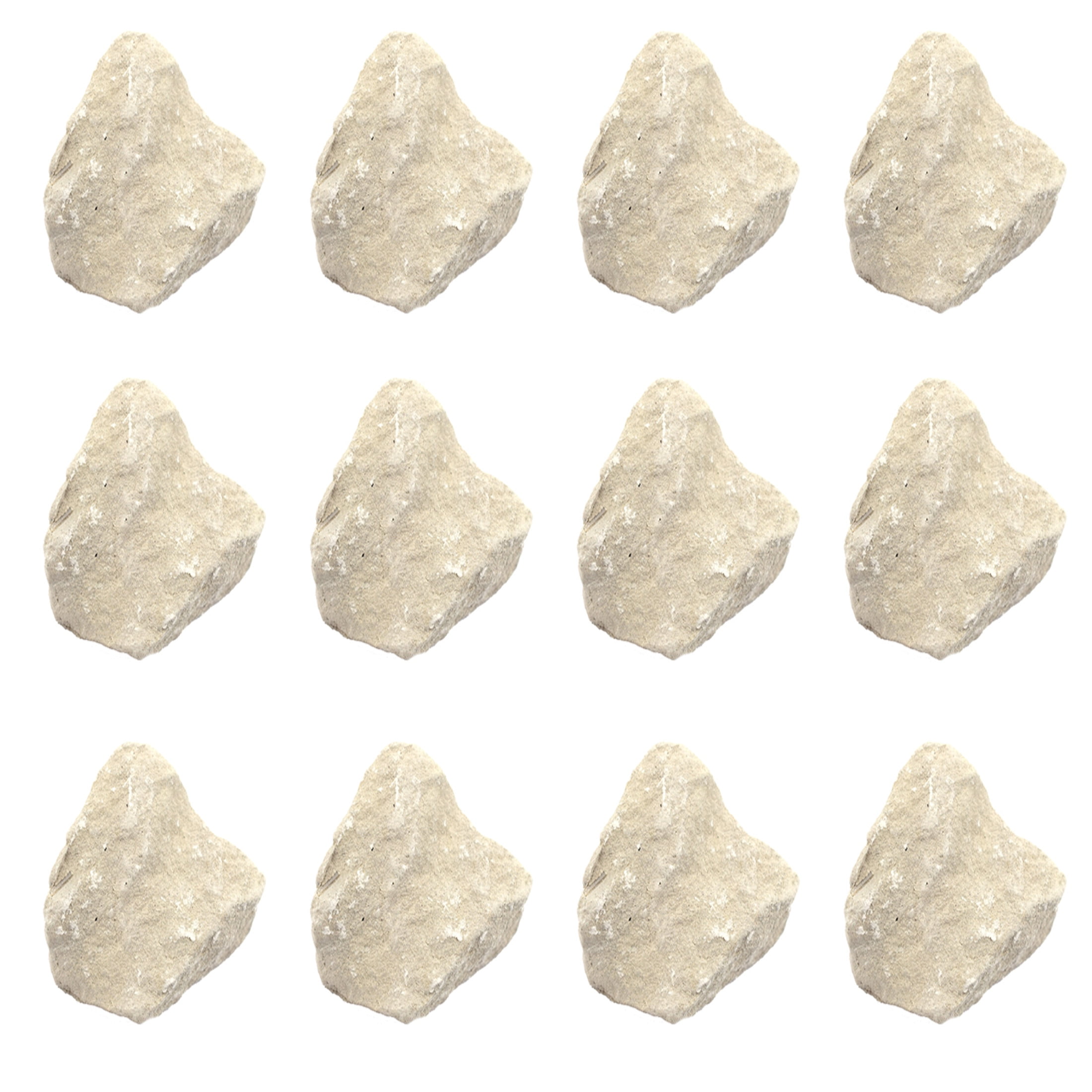 12PK Raw Limestone Chalk, Sedimentary Rock Specimens - Approx. 1 ...
