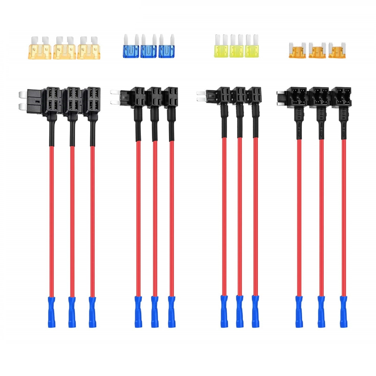 12Pack 12V Automotive Additional Circuit Fuse Breakoutatoatc Atm Apm ...