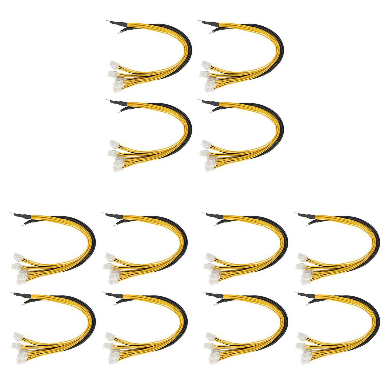 12Pack 6Pin Connector Server Power Supply Cable PCIe Express for Antminer S9 S9I Z9 for P3 P5 ...