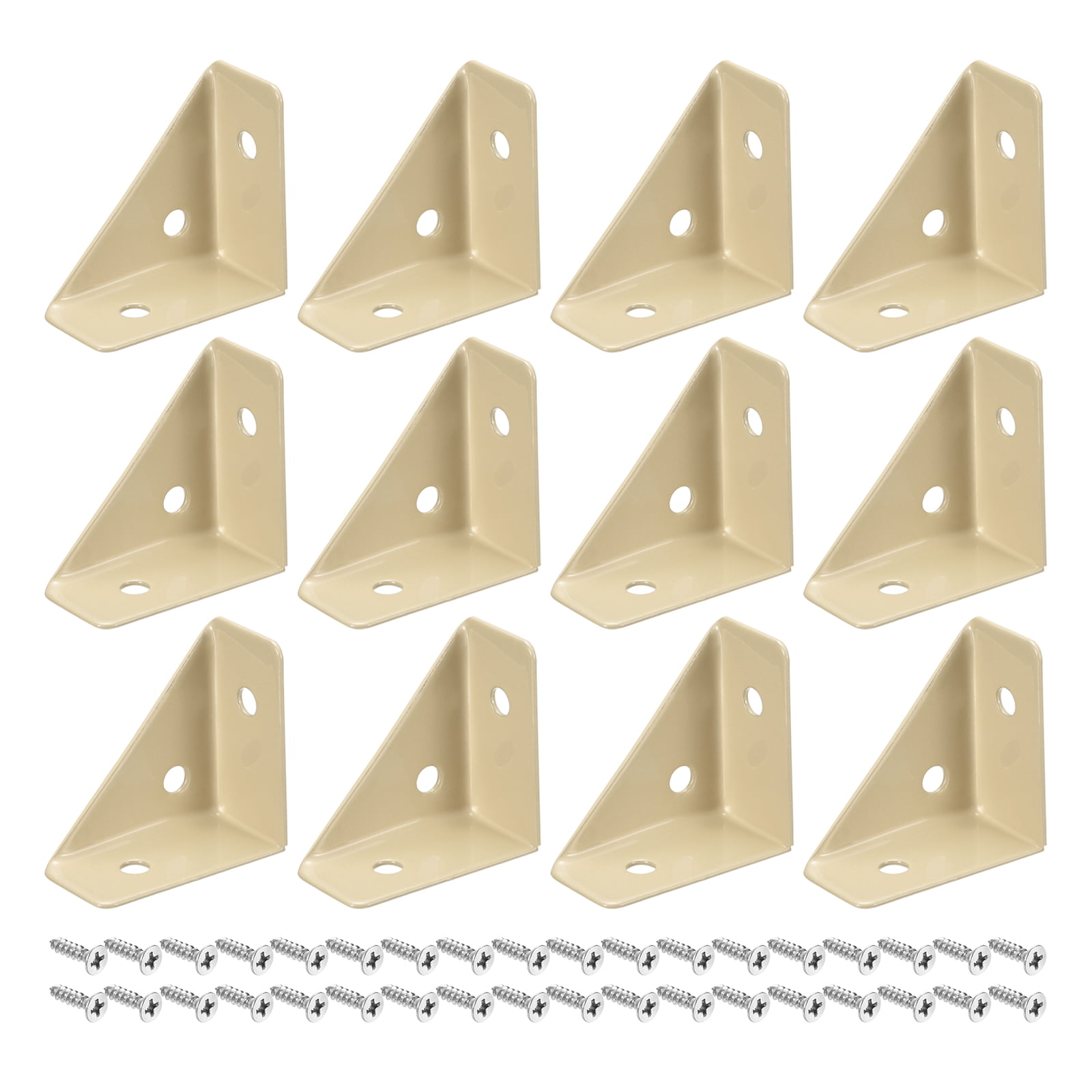 12Pack Angle Corner Brackets 38x19x38mm Braces Joining Support with ...
