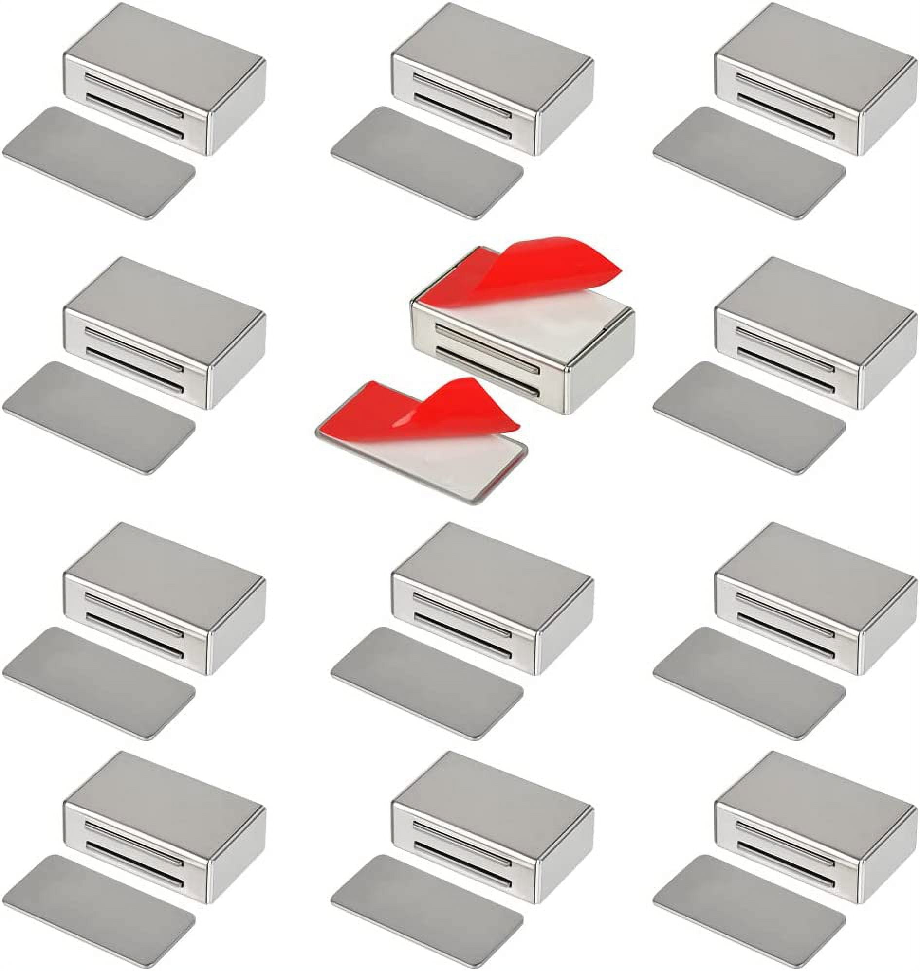 12Pack Cabinet Magnetic Catch Adhesive, Magnetic Door Catch Cabinet ...