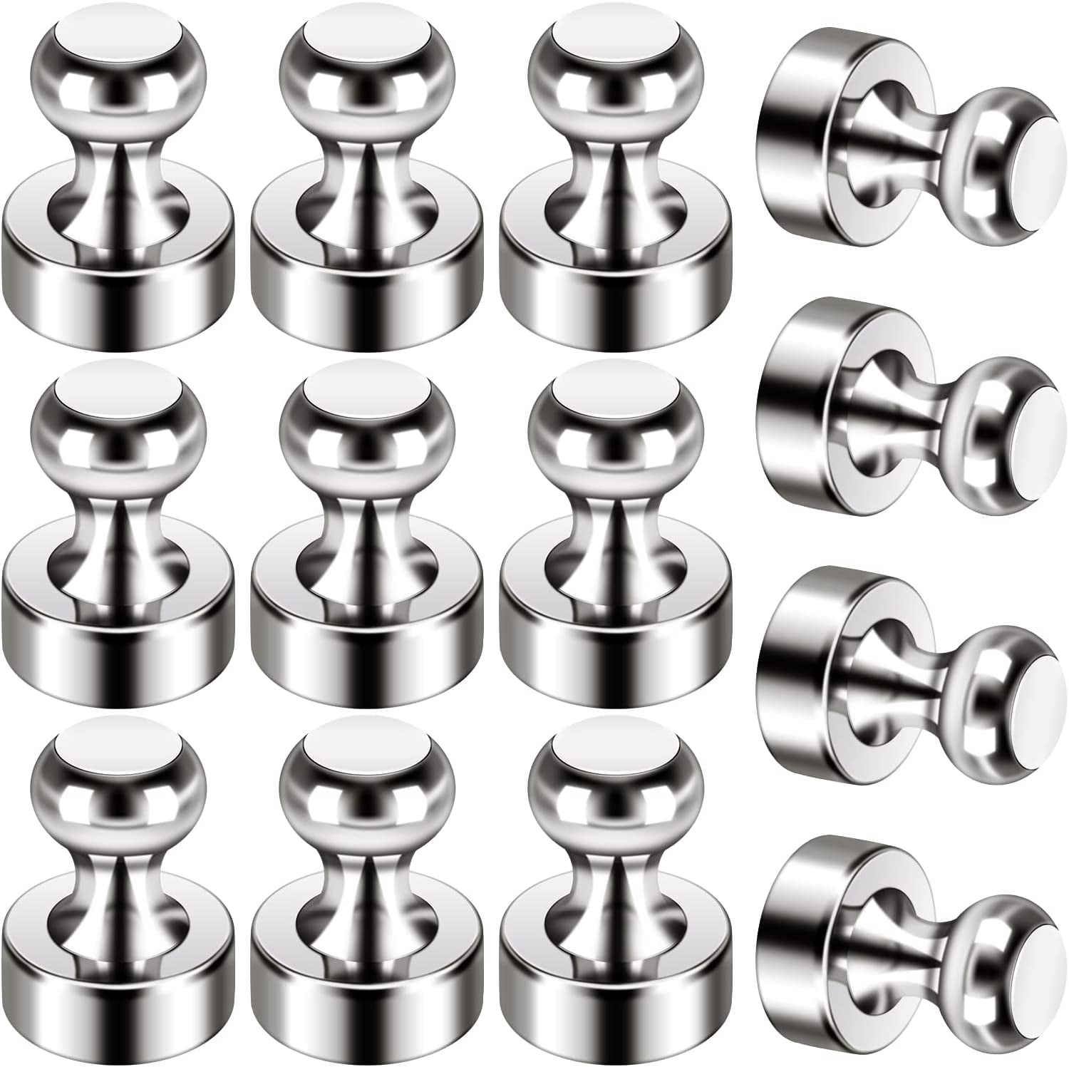 12Pack Fridge Magnets for Whiteboard Strong Refrigerator Magnets for ...