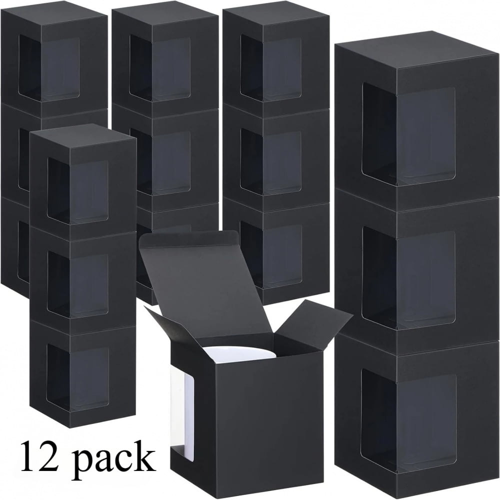 12Pack Gift Boxes for Sublimation Mugs, Coffee Mugs Boxes with Window ...