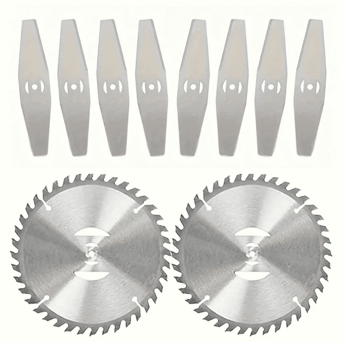 10Pack Grass Trimmer Blade Heads Replacements,Cordless Electric String ...