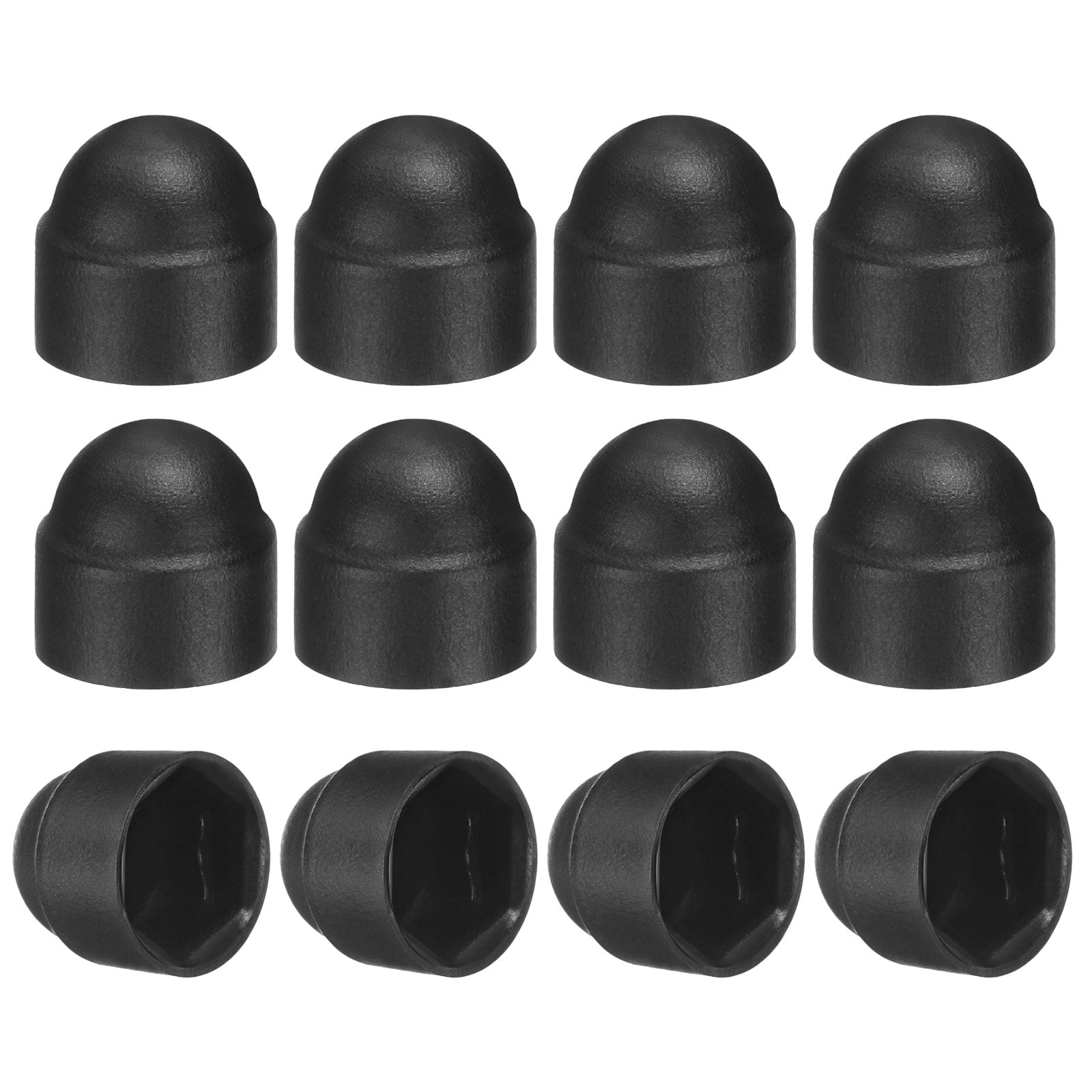 12Pack Hex Nut Cover, M5x8x10mm Plastic Dome Nut Protection Cap Hex ...