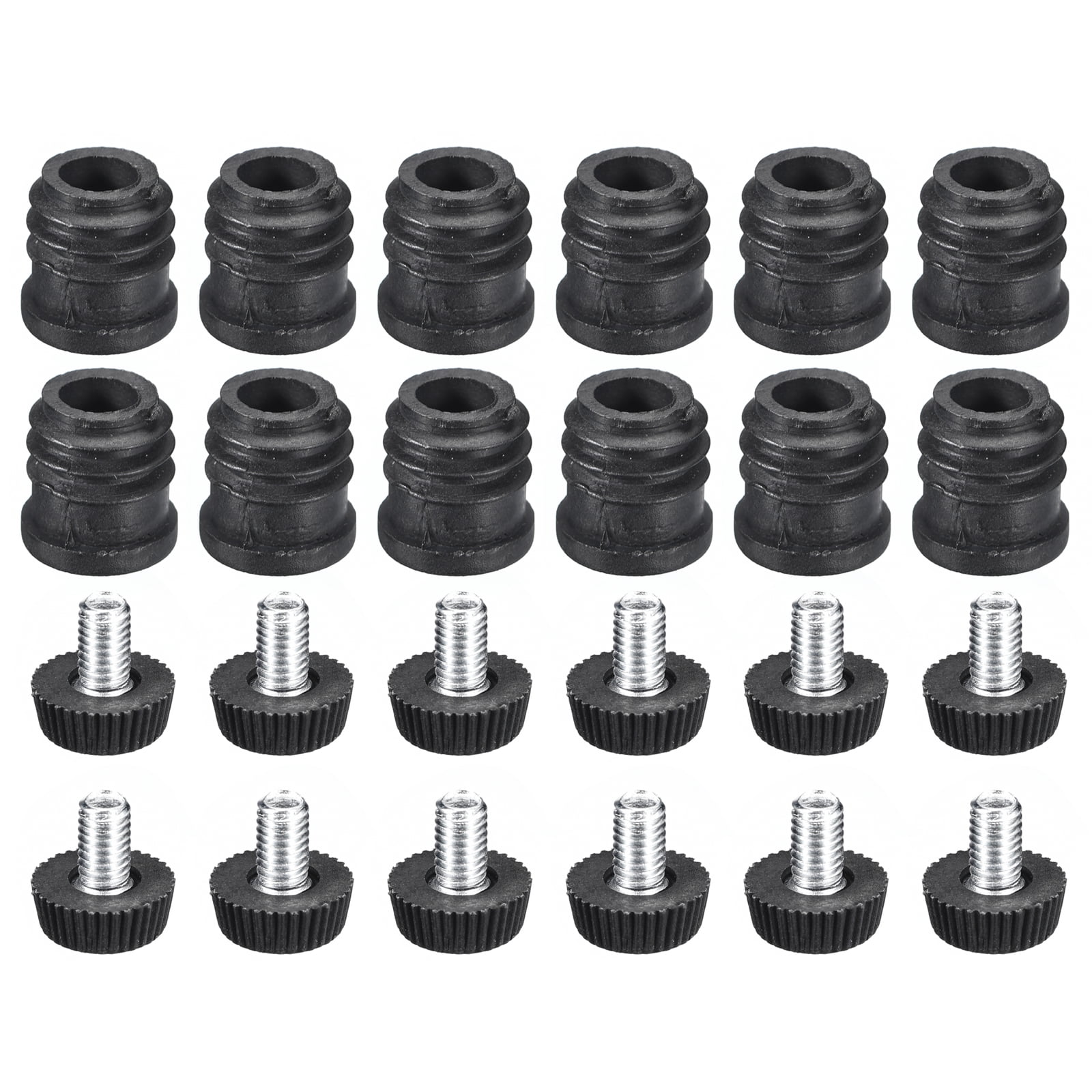 12Pack Inserts for Round Tubes with Leveling Feet, for 16mm/0.63" OD ...