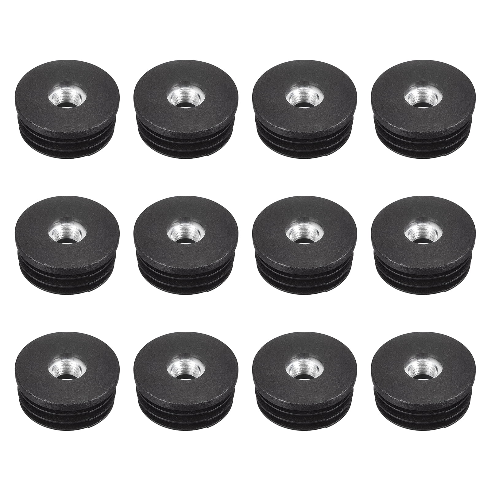 12Pack Inserts for Round Tubes with M8 Thread, for 32mm/1.26" OD Round ...