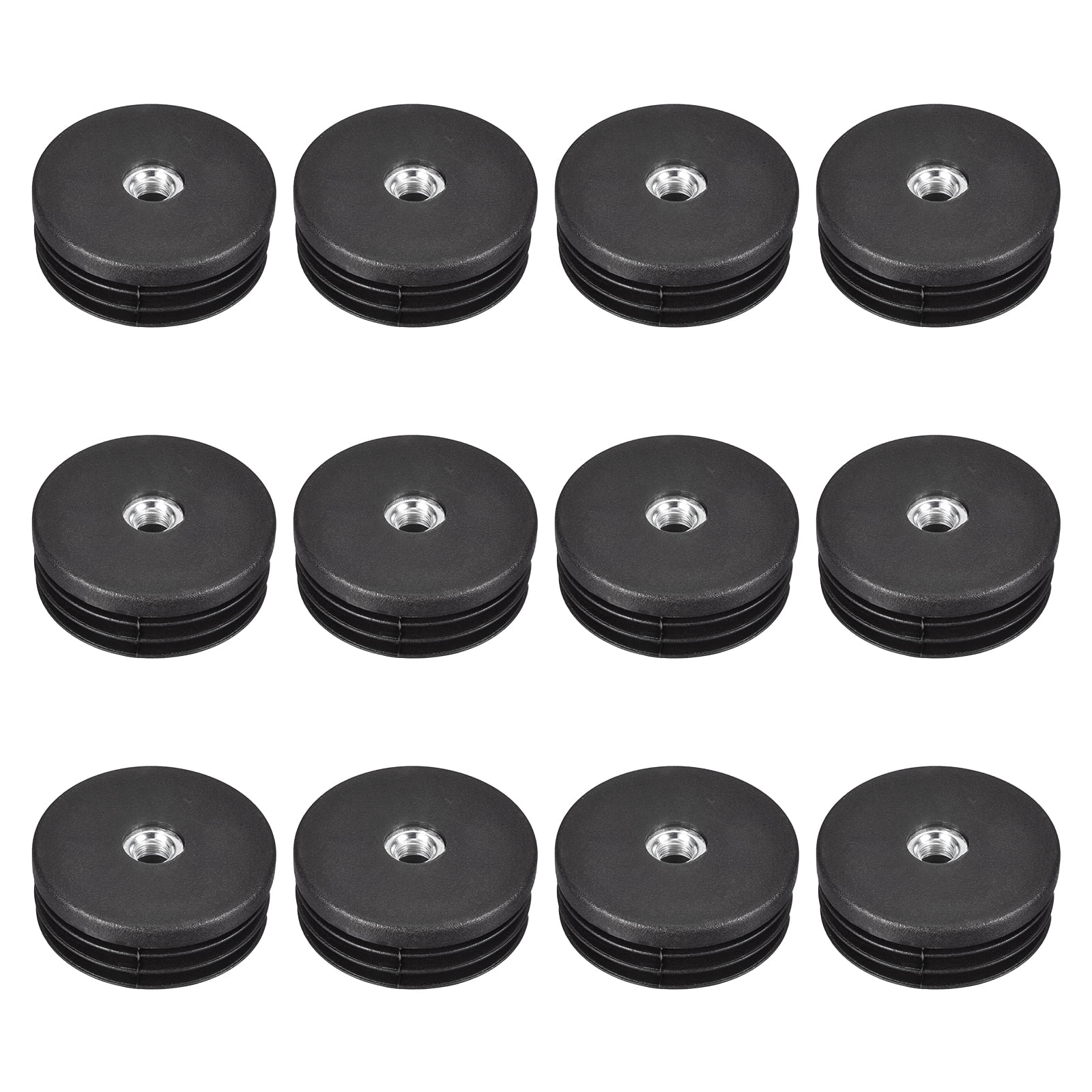 12Pack Inserts for Round Tubes with M8 Thread, for 50mm/1.97" OD Round ...