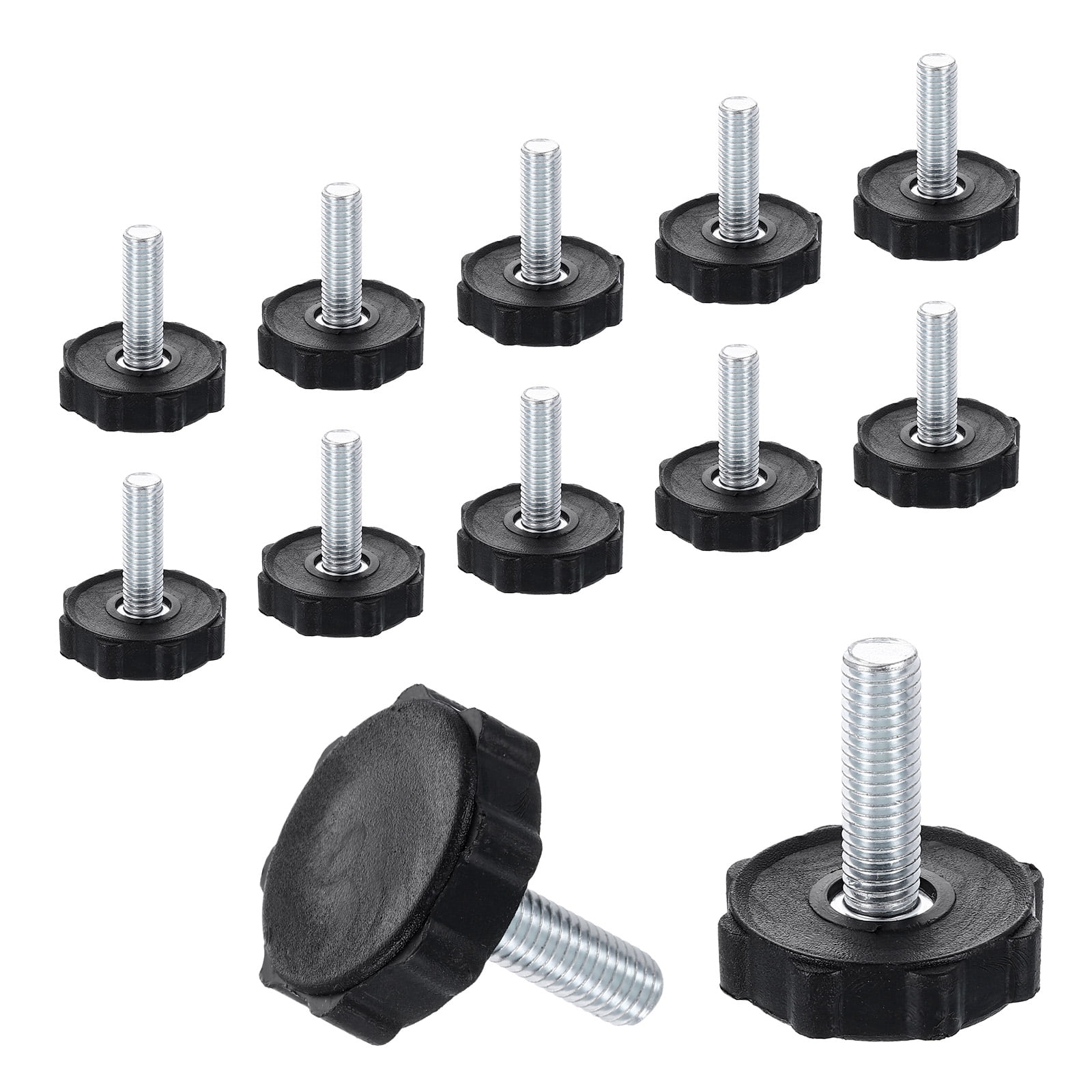 12Pack M10 Thread Furniture Feet Levelers, 42x34 Adjustable Leveling ...