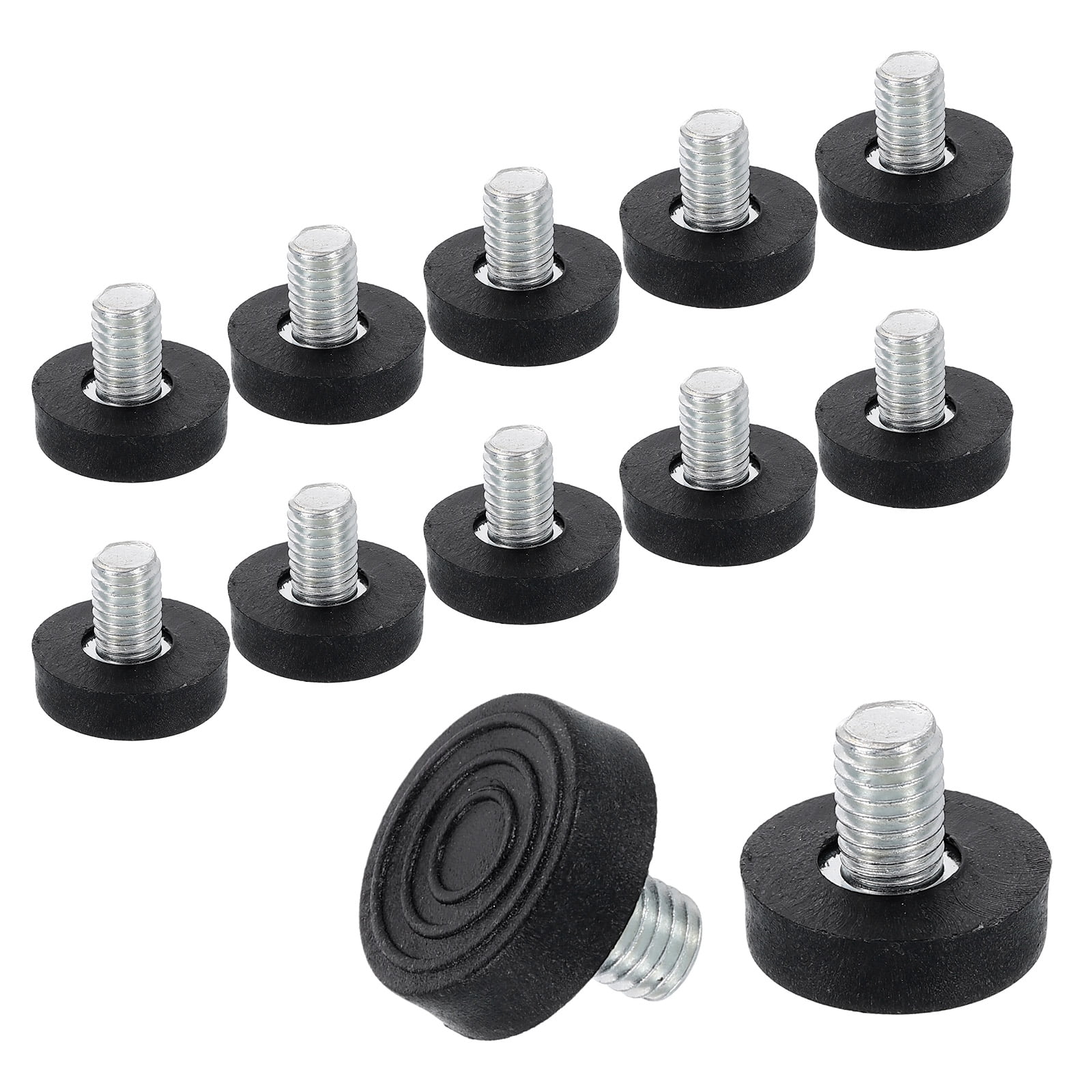 12Pack M8 Thread Furniture Feet Levelers, 23x12 Adjustable Leveling ...