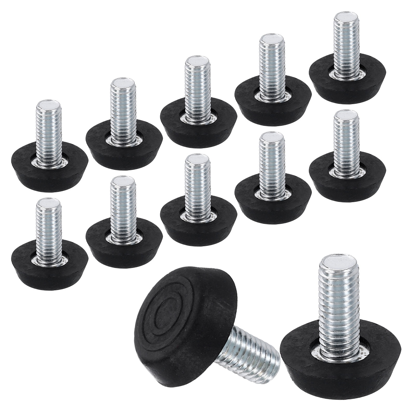 12Pack M8 Thread Furniture Feet Levelers, 24x18 Adjustable Leveling ...