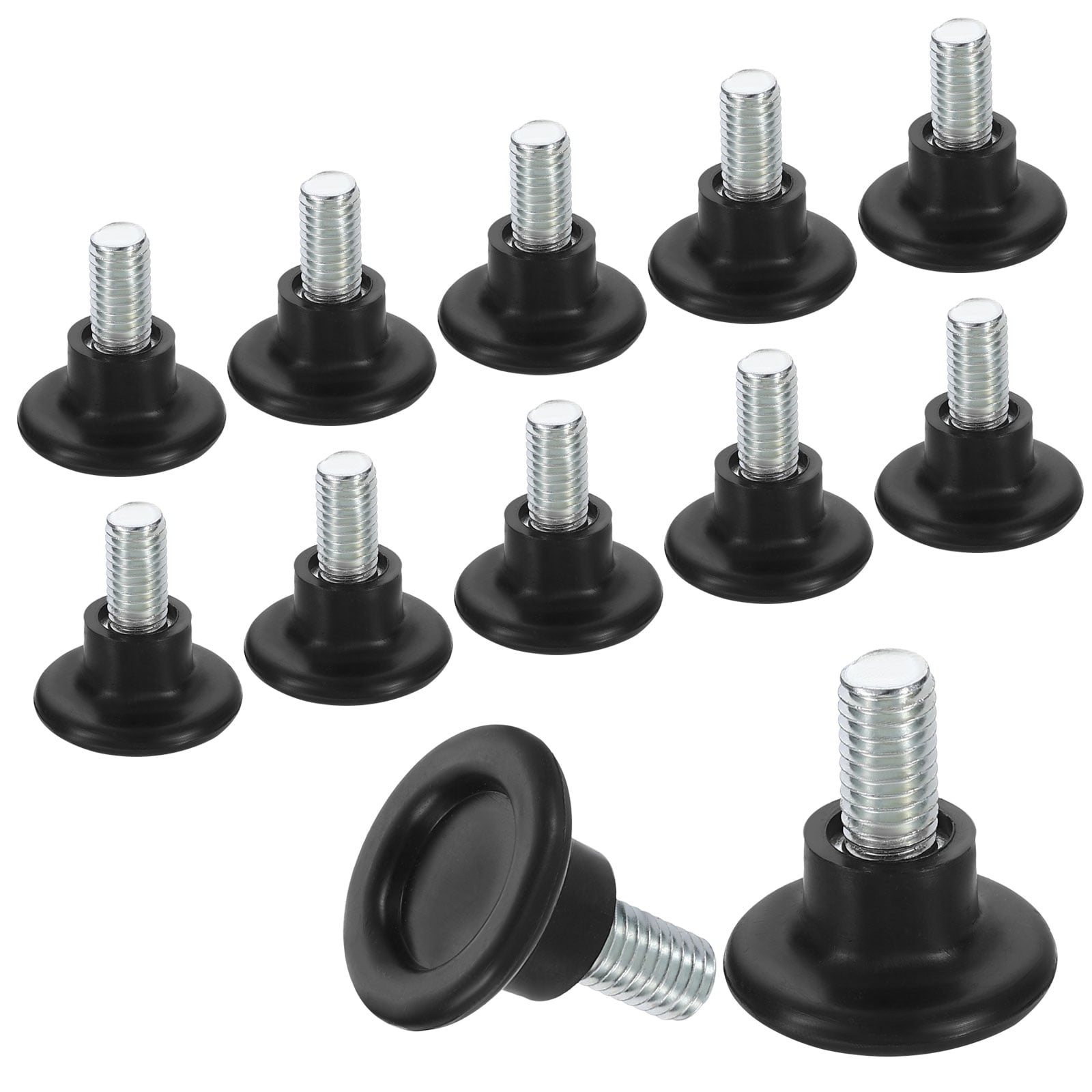 12Pack M8 Thread Furniture Feet Levelers, 27x14 Adjustable Leveling ...
