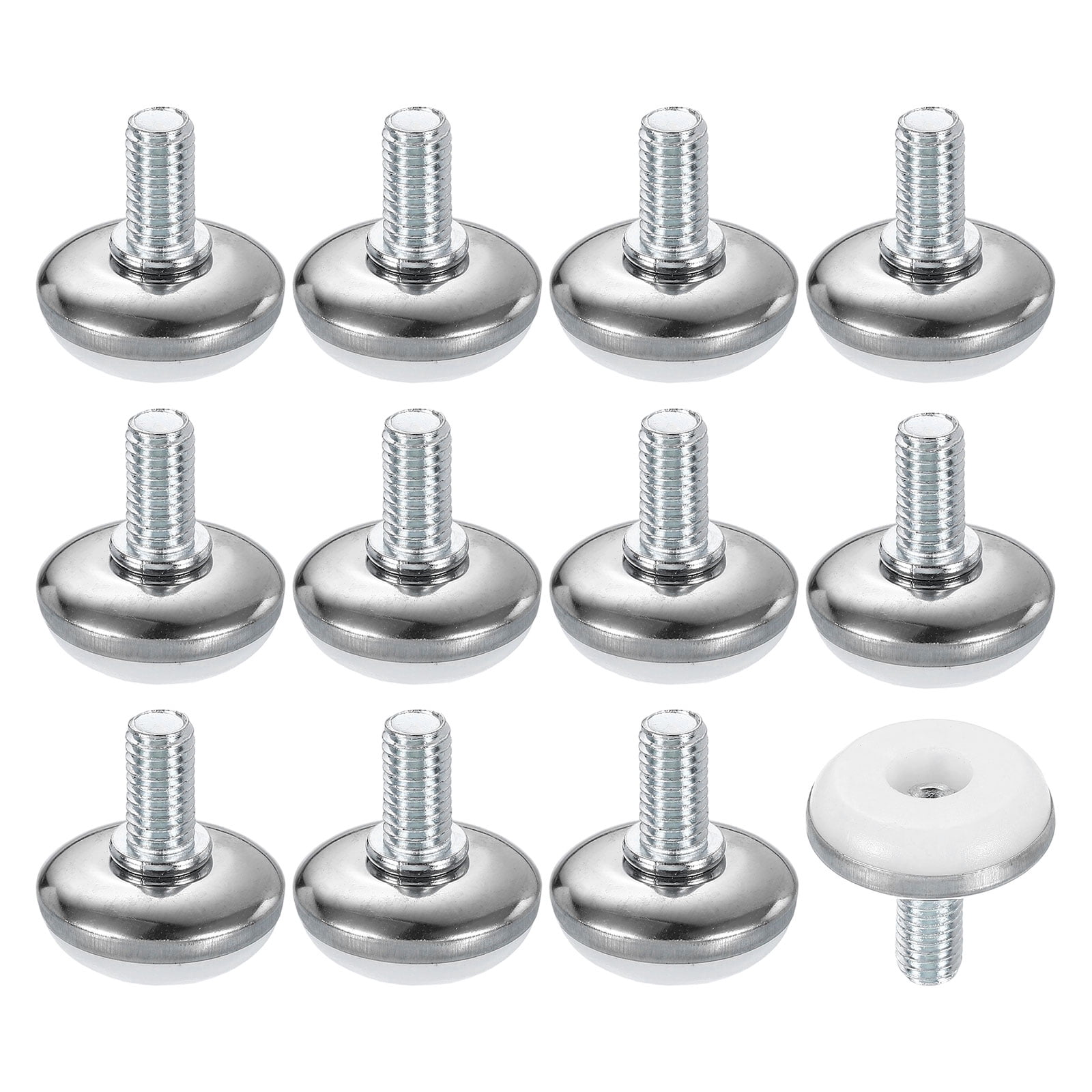 12Pack M8 Thread Furniture Feet Levelers, 28x15 Adjustable Leveling ...