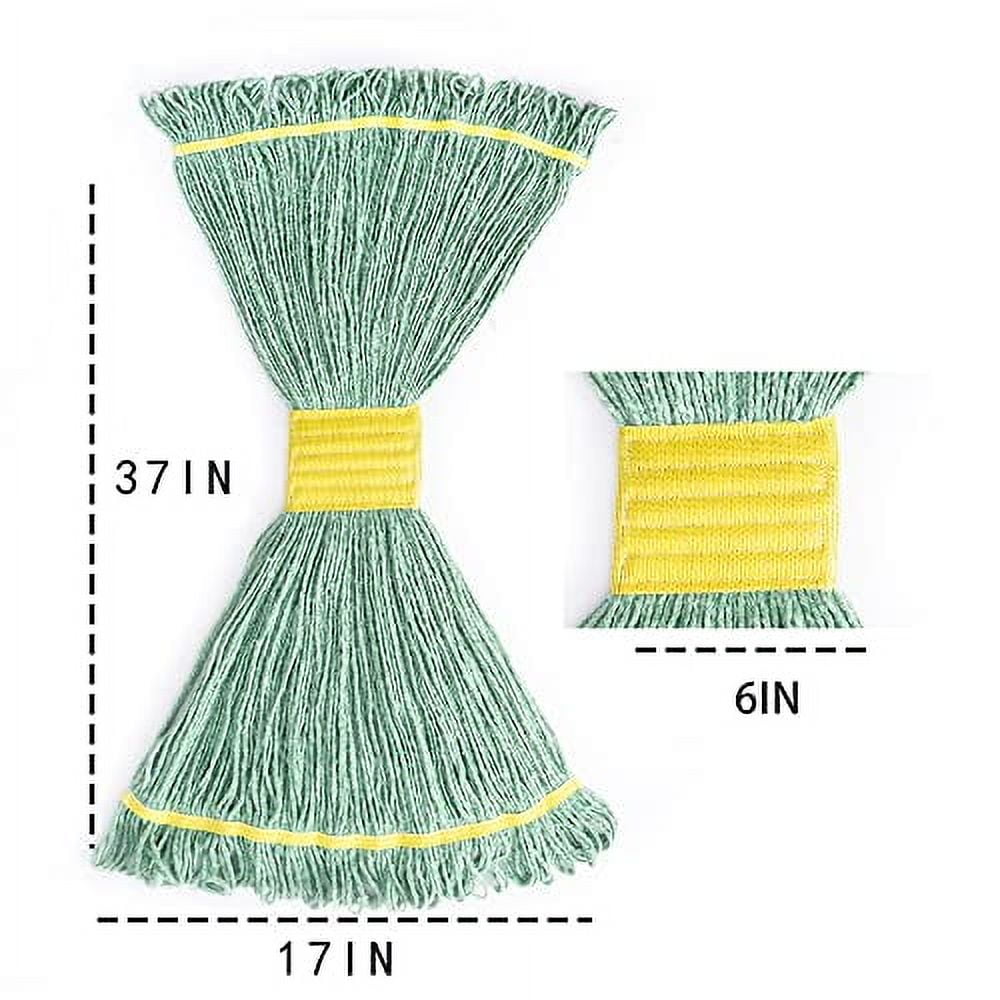 12Pack Mop Heads Commerical Grade Cotton Loop-End Heavy Duty String Mop ...