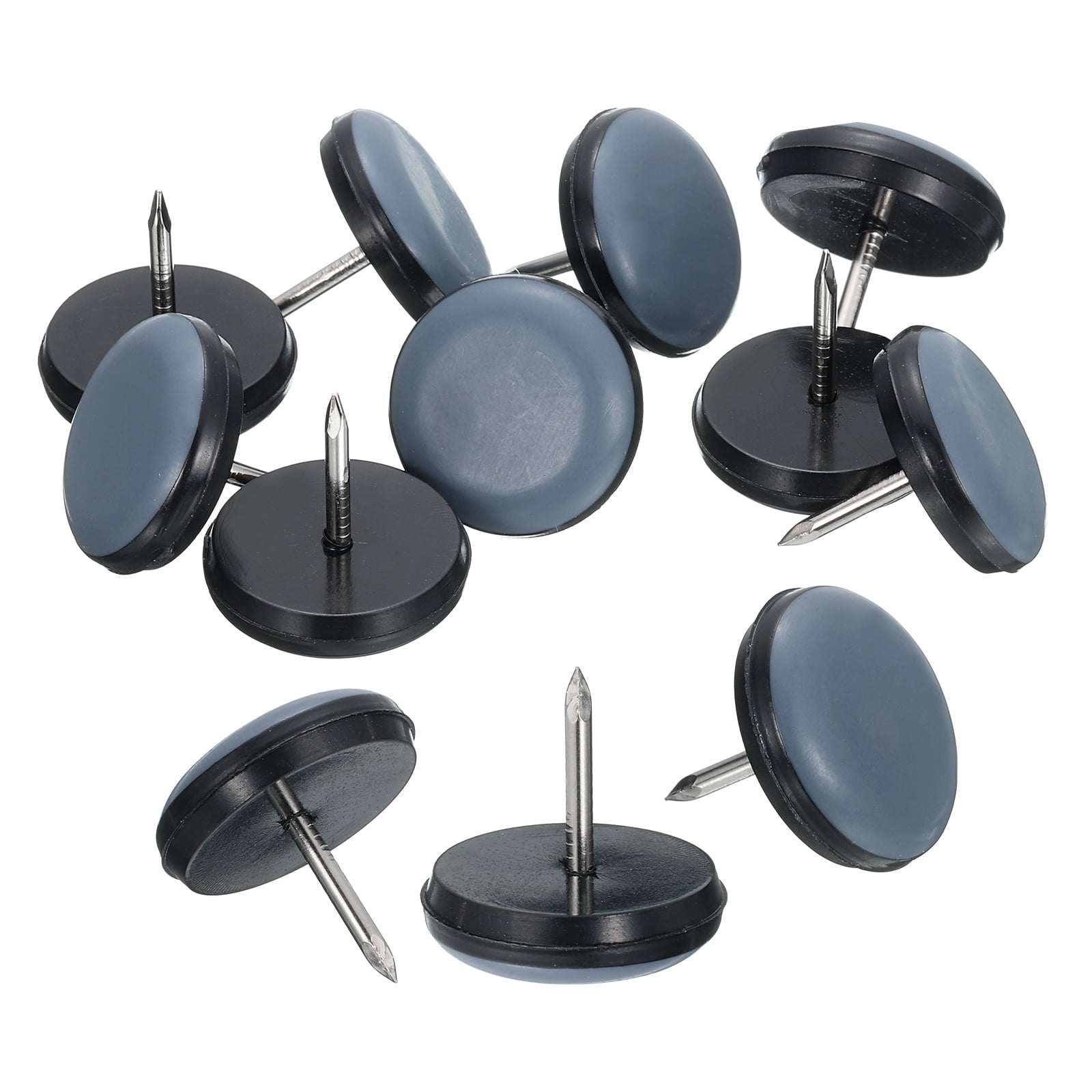 12Pack Nail on Furniture Sliders, 7/8"(22mm) Round Furniture Glides ...