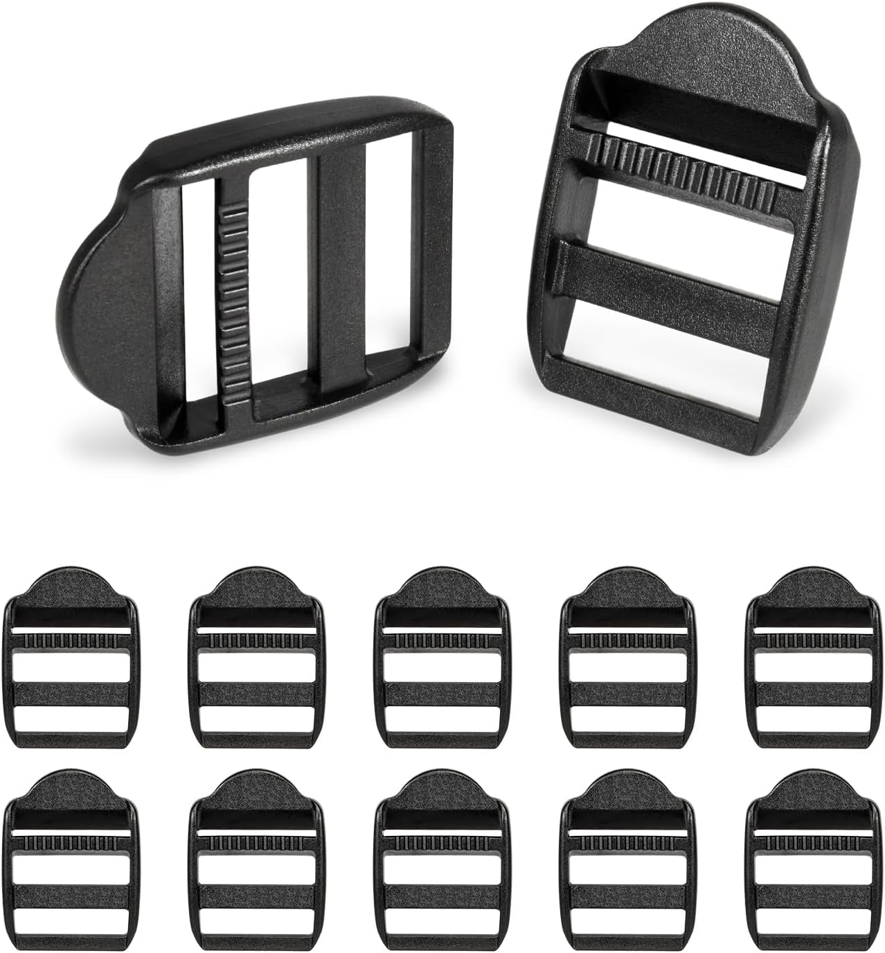 12Pack Plastic Ladder Lock Buckles, 1" Ladder Slider Buckle for ...