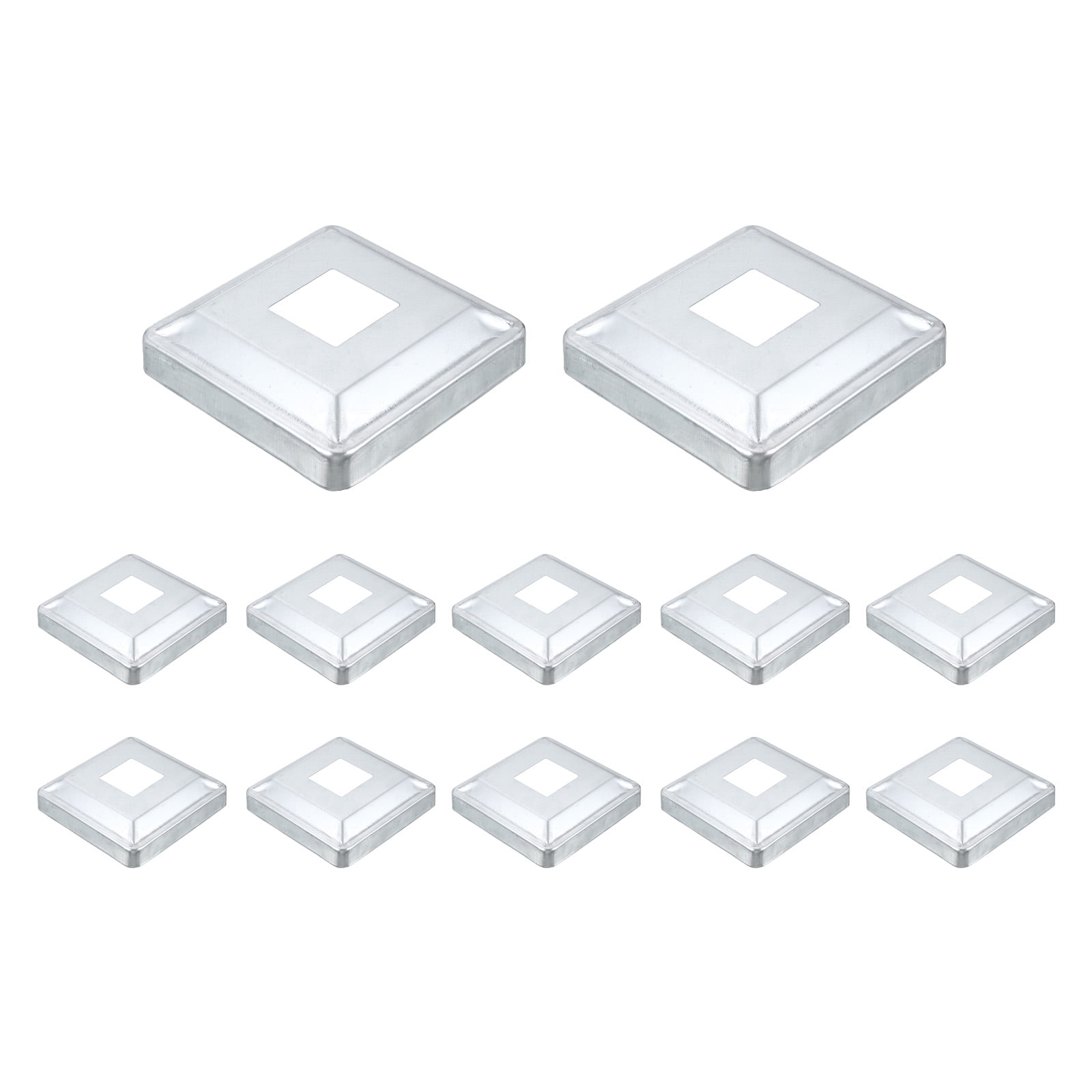 12Pack Post Base Cover, 6x6 Metal Integral Style Post Skirt Porch ...
