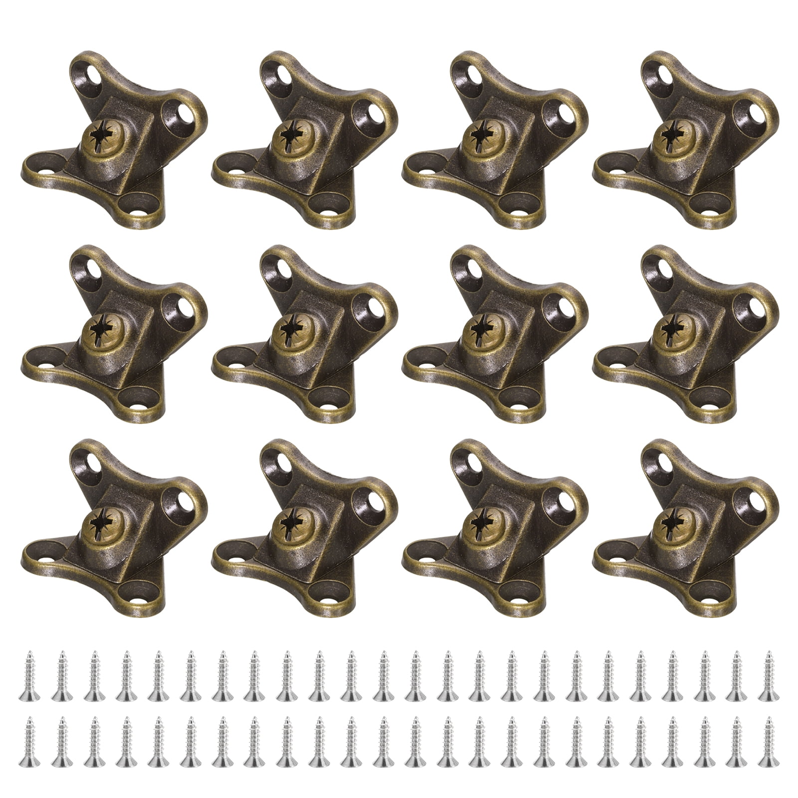 12Pack Removable Corner Brace, Metal Butterfly L Brackets Right Angle ...