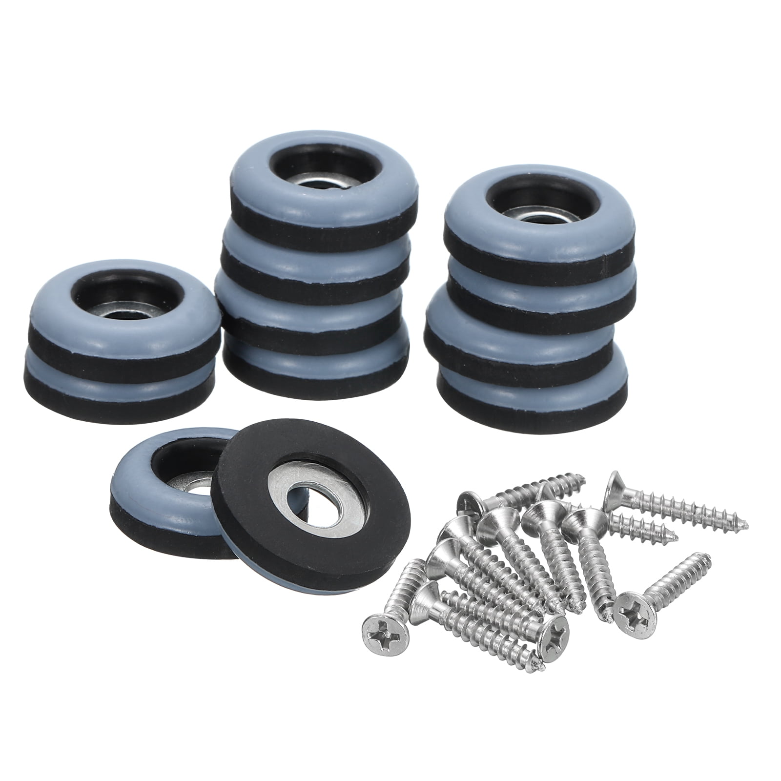 12Pack Screw on Furniture Sliders, 0.75"(19mm) Round Furniture Glides ...