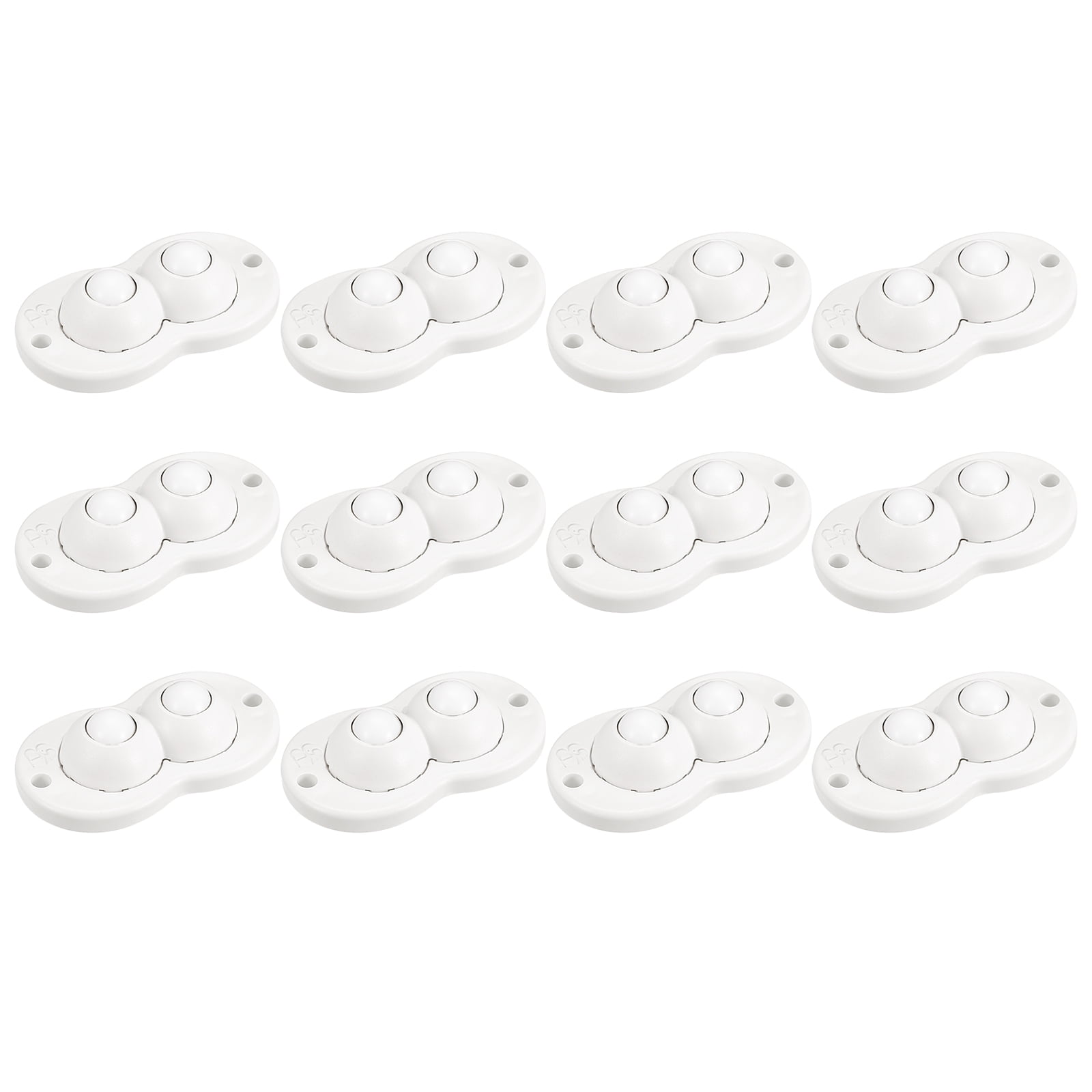 12Pack Self Adhesive Caster Wheels, Mini Swivel Sticky Universal ...