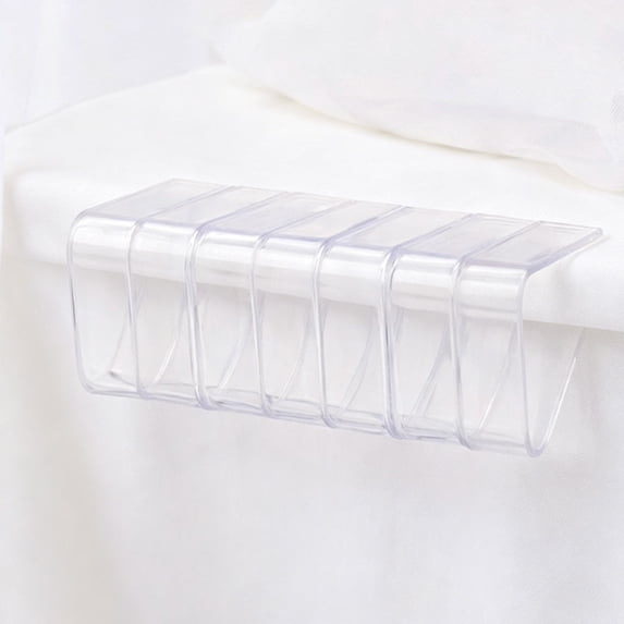 12Pc Clear Plastic Tablecloth Clips,2.4X2" Transparent Table Cover ...