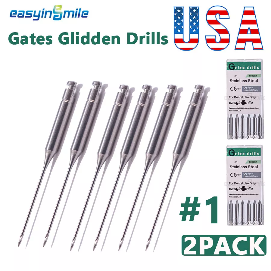 12Pc Endodontic Dental Endo Gates Glidden Drills For Open Orice Of Root ...