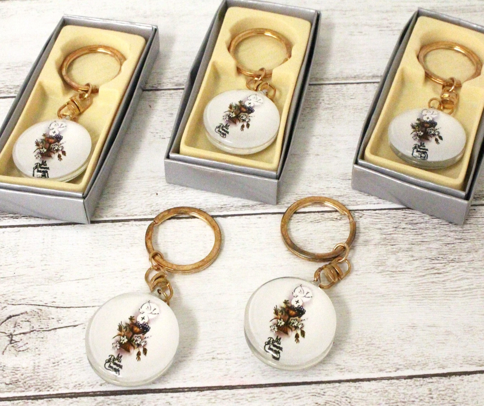 12Pc Mi Primera Comunion First Communion Boy Girl Party Favor Keychain ...