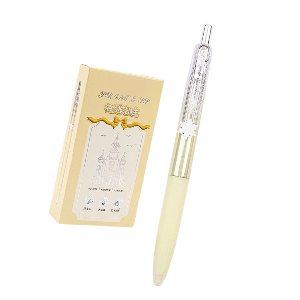 12Pcs 0.5MM Fine Point Gel Pen Quick Drying Black Inks Ergonomic Grip ...