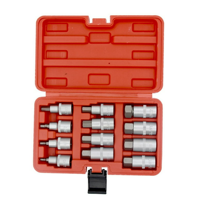 CARBYNE Hex Bit Socket Set 13 Piece, Metric, 2mm 14mm S2, 47% OFF