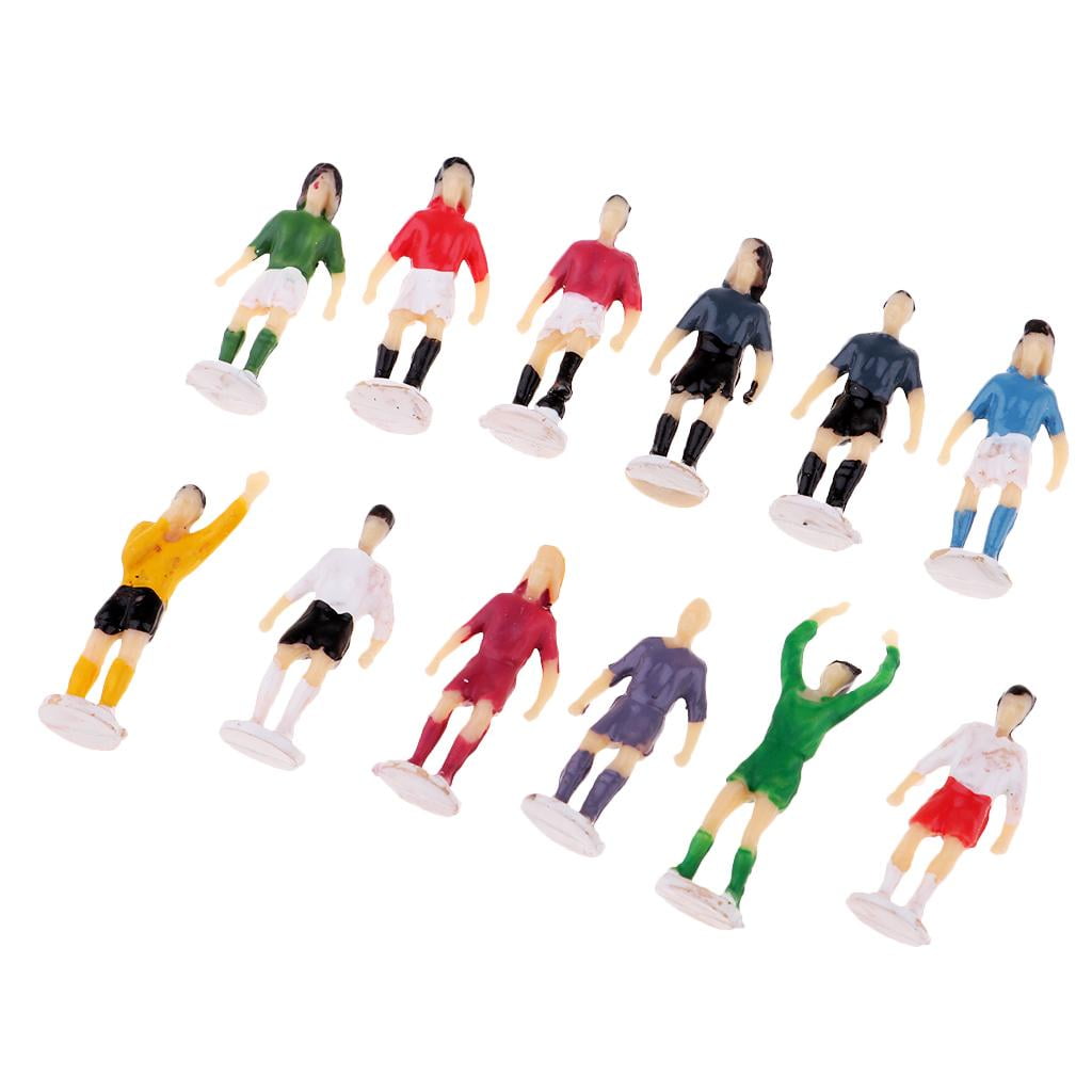 12Pcs 1/87 OO Layout Soccer Football Player Action Figure Painted ...