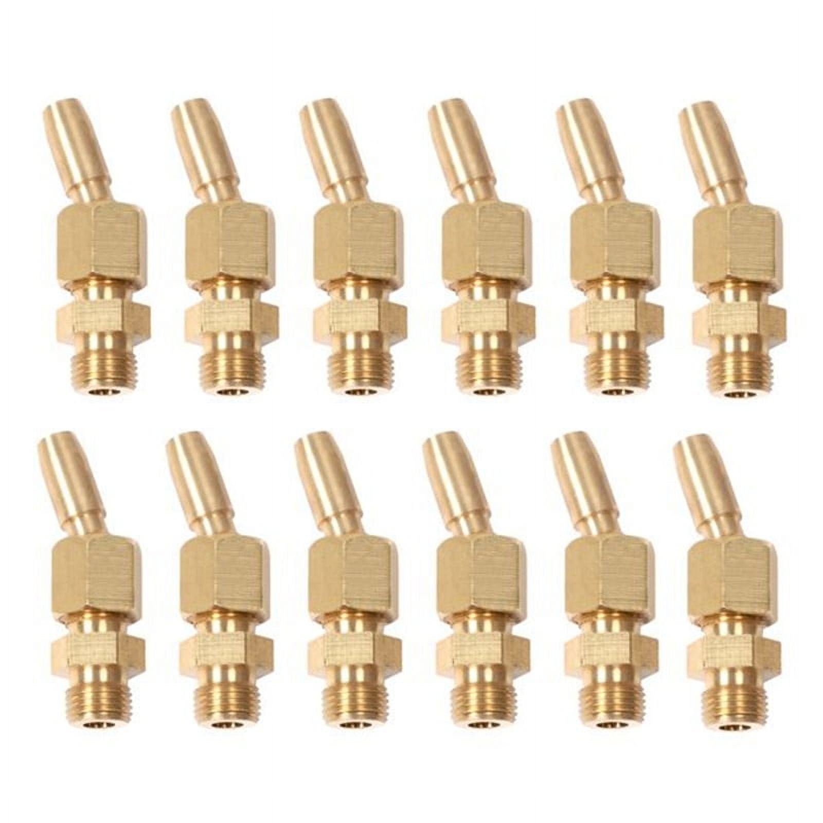 12Pcs 1/8inch Brass Gushing Sprays Water Fountain Nozzles Universal ...