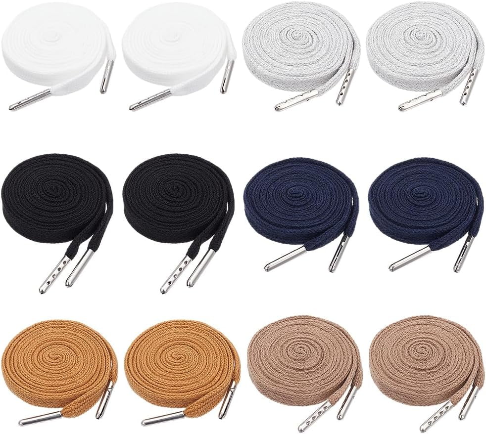 12Pcs 18.37 Yards Corset Lace Cord 0.31 Inch Polycotton Drawstring ...