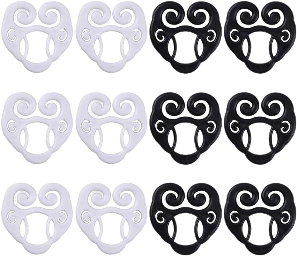 12Pcs 2 Colors Plastic Shirt Cinch Clip for Women Clothing Mixed Color ...