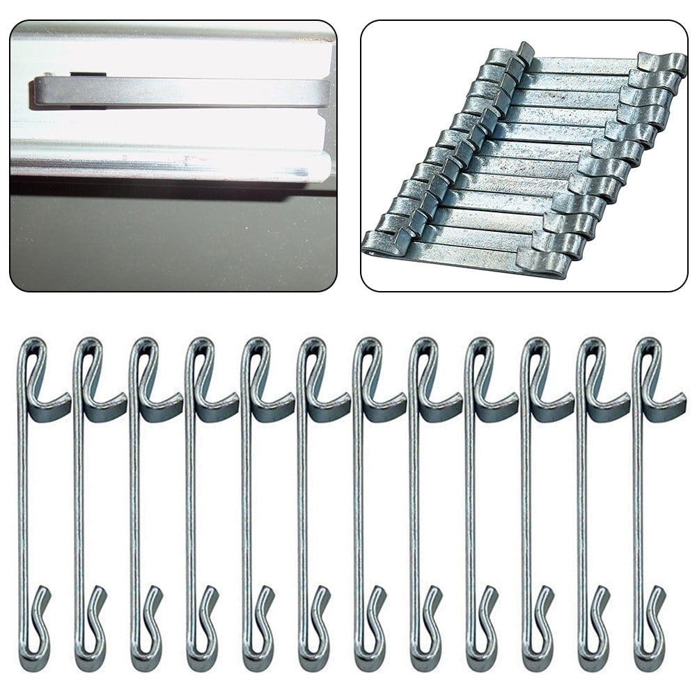 12Pcs 2 Inch Double Loop Style Tool Box Drawer Slide Spring Keeper Clip ...